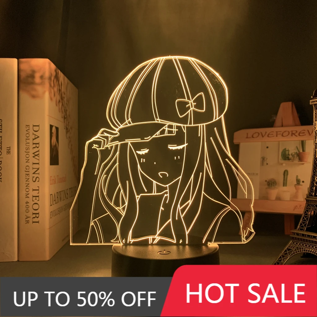 Room 3d Lamp Anime Kaguya Sama Love Is War Chika Fujiwara Figure Led ...