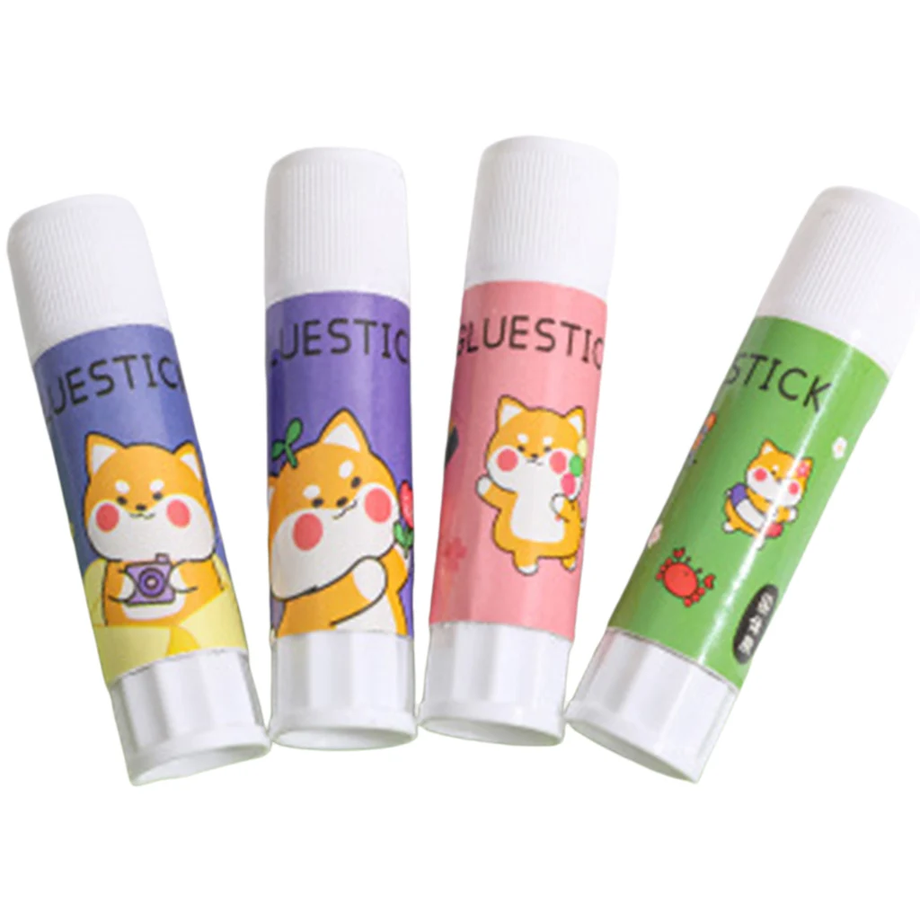 Cute Cartoon Solid Glue Stick Strong Adhesives Glues for Student Tapes ...