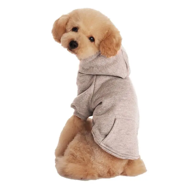 Sudadera con capucha polar para perros y gatos, ropa cálida para perros ...