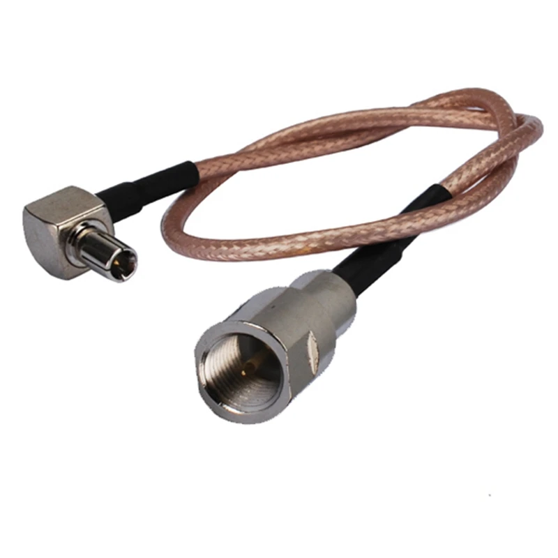 Superbat TS9 Male Right Angle to FME Plug Patch Leads Cable RG316 15cm ...