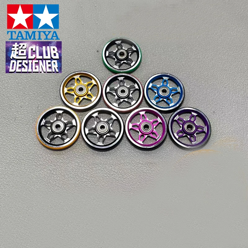 2pcs-Original-Tamiya-Mini-4WD-19mm-CNC-95397-95453-Five-Star-Roller ...