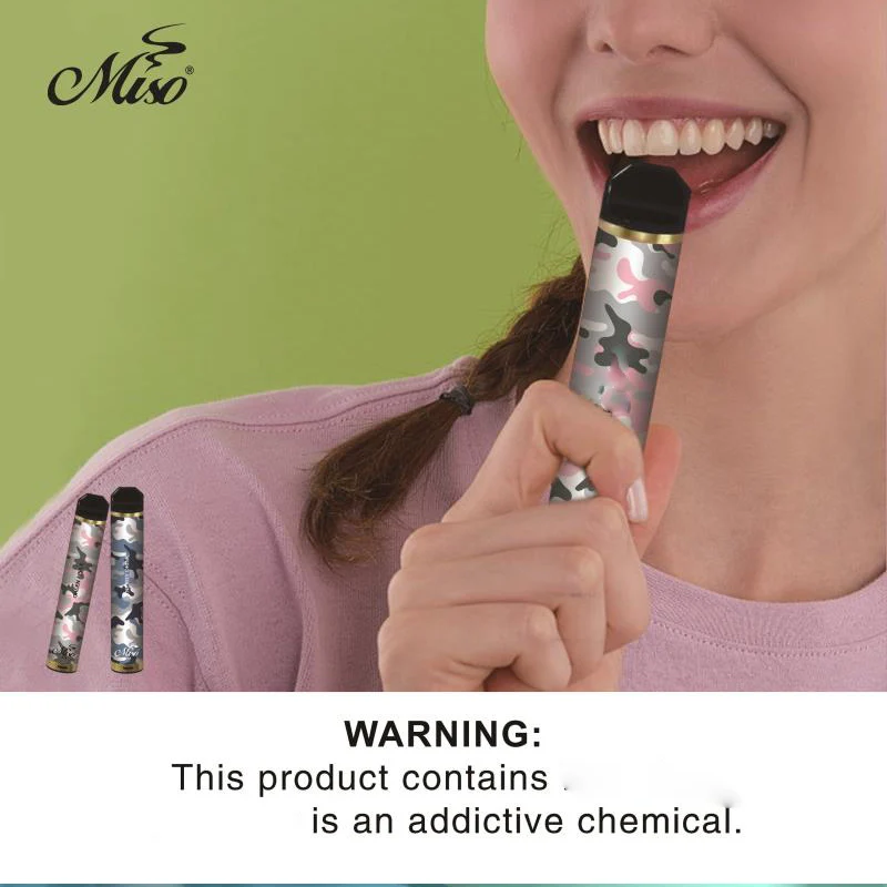 Original Miso CAMO Disposable Vape E Cigarette Camouflage Style Device ...