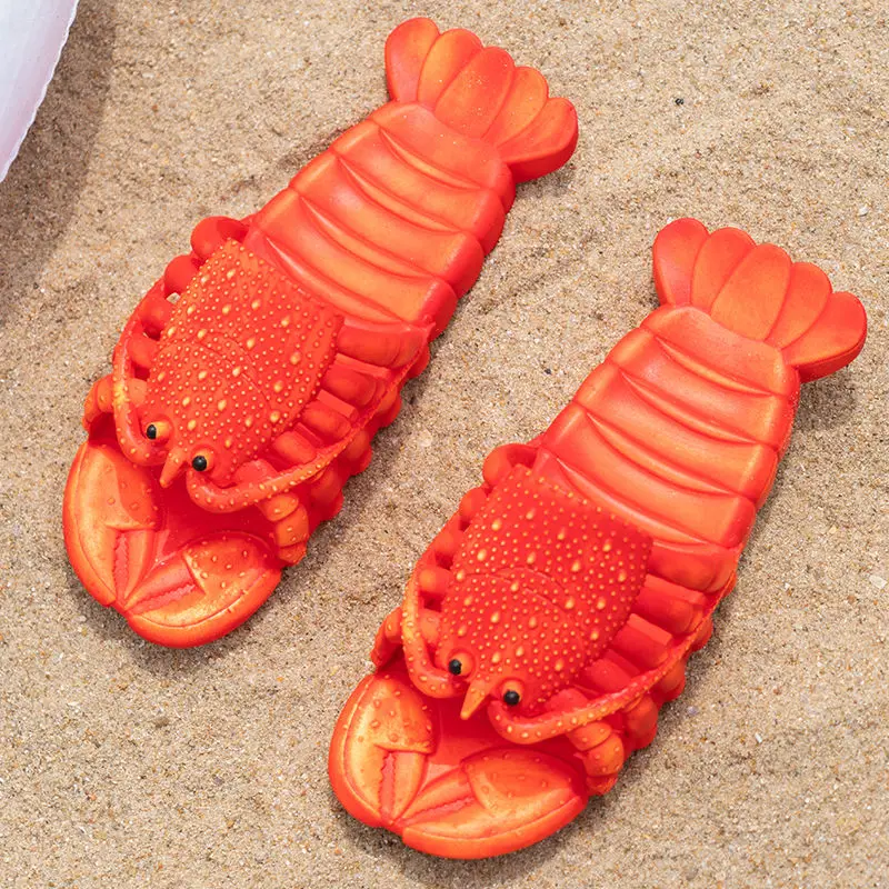 Funny-Cray-Fish-Slipper-Sandals-For-Men-Summer-Beach-Slides-Men-s ...