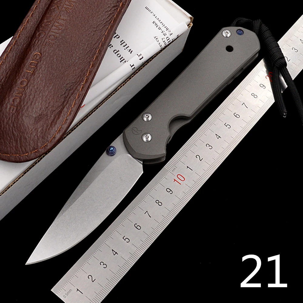Jufule Large Sebenza 21 Folding S35vn Tc4 Titanium Handle Cleaver ...