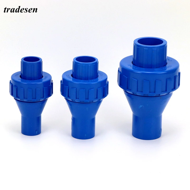 I.D20mm 32mm Belt Spring PVC Pipe One Way Non Return Check Valve Garden ...