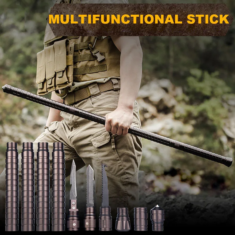 Outdoor Trekking Pole Self Defense Stinger Stick Camping Safety Stick ...