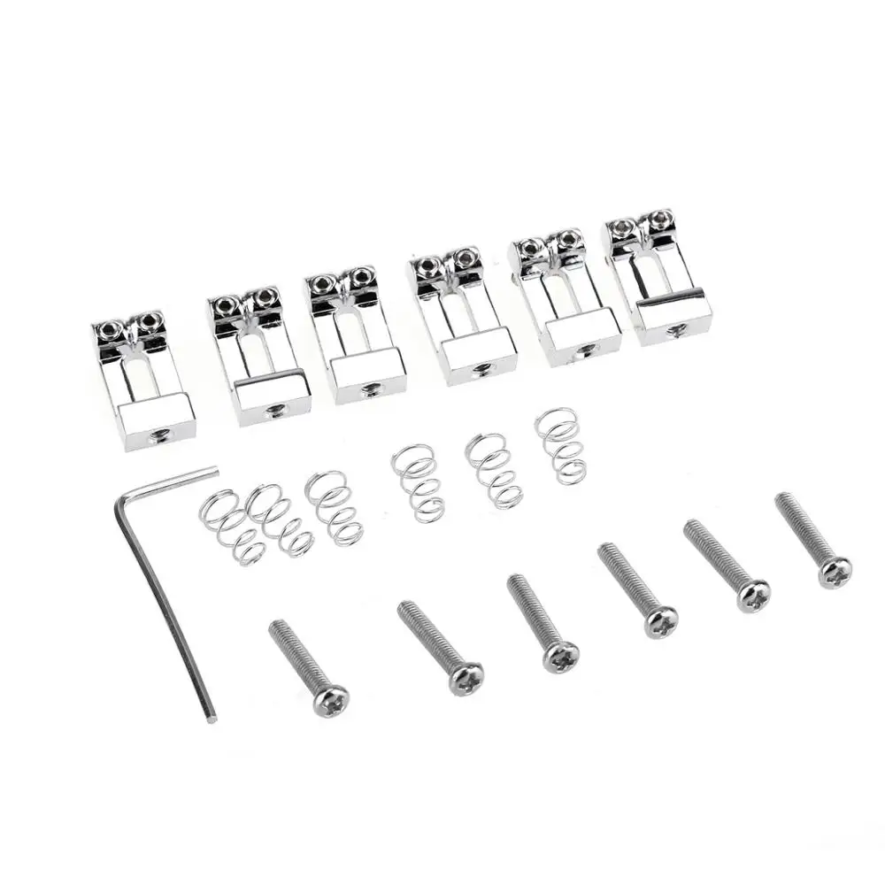 Wilkinson Vintage 10.5mm Wide 52.5mm String Spacing Saddles For Squier ...