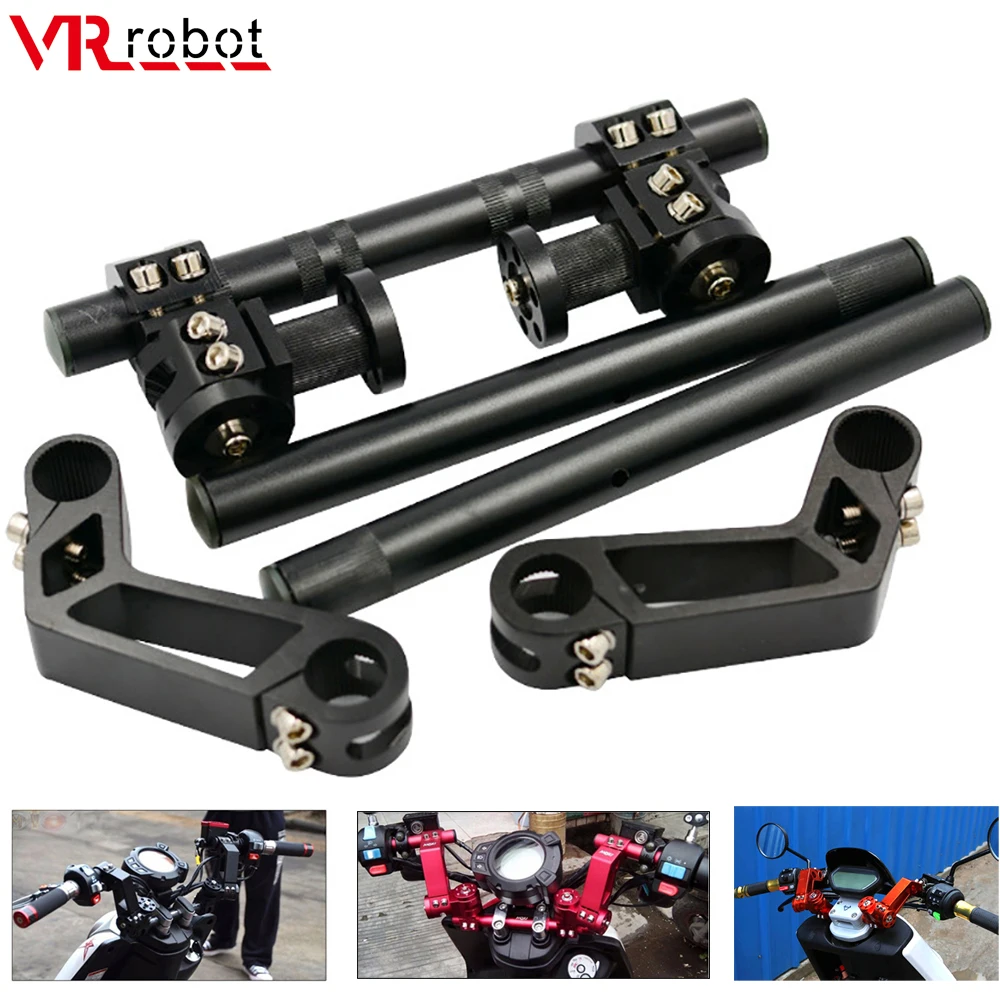 VR-robot-Motorcycle-Motified-Handle-Bar-CNC-Aluminum-Alloy-Universal ...