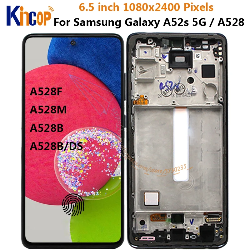 Pantalla-Super-AMOLED-para-Samsung-Galaxy-A52s-5G-lcd-A528B-A528B-DS ...