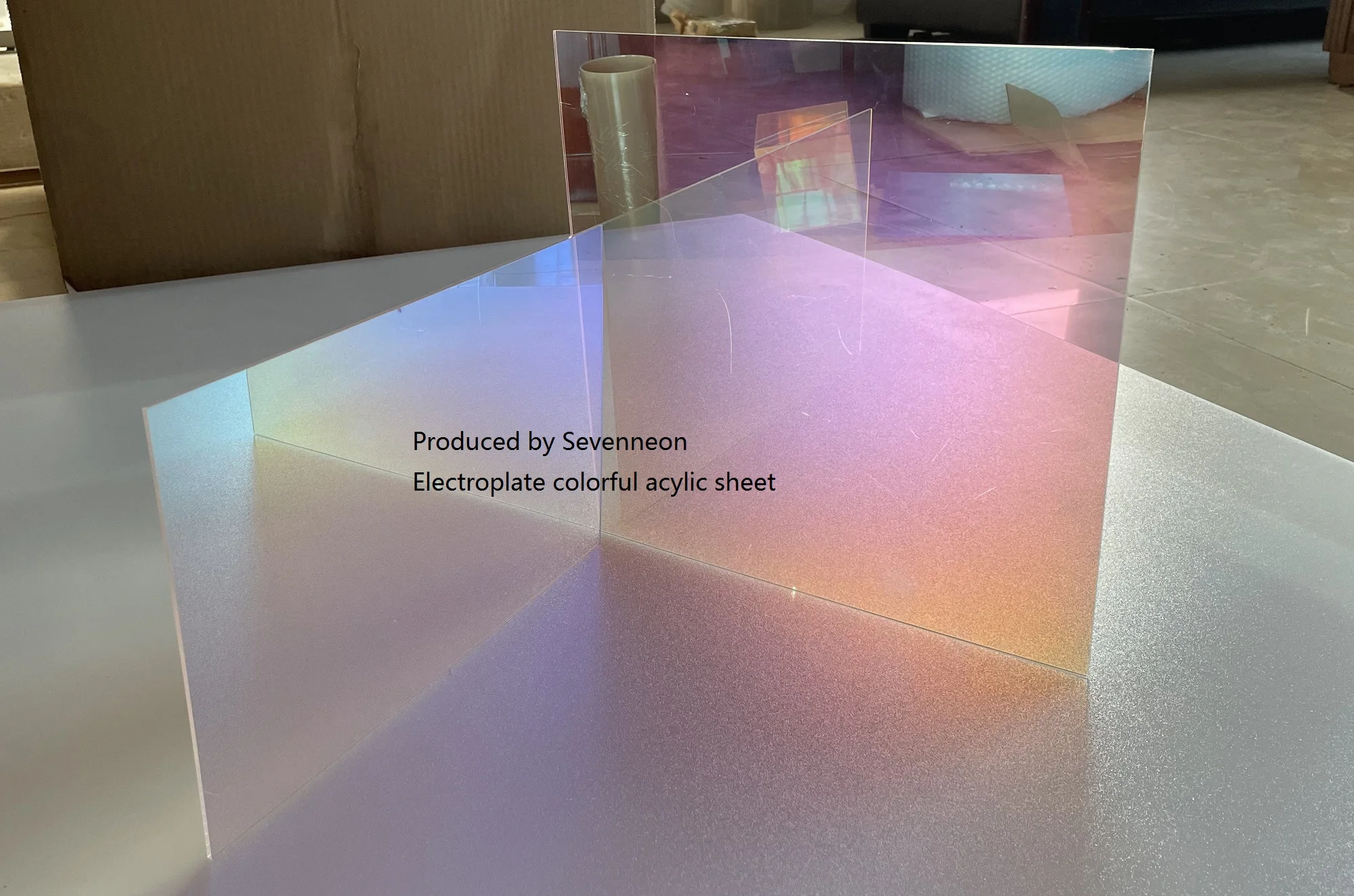 Colorful Plexiglass Rainbow Acrylic (PMMA) Iridescent Sheet,Customize ...