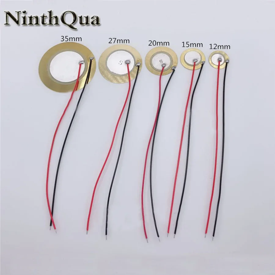 2Pcs-Piezoelectric-Piezo-buzzer-Ceramic-Wafer-Plate-Dia-12-15-20-27 ...