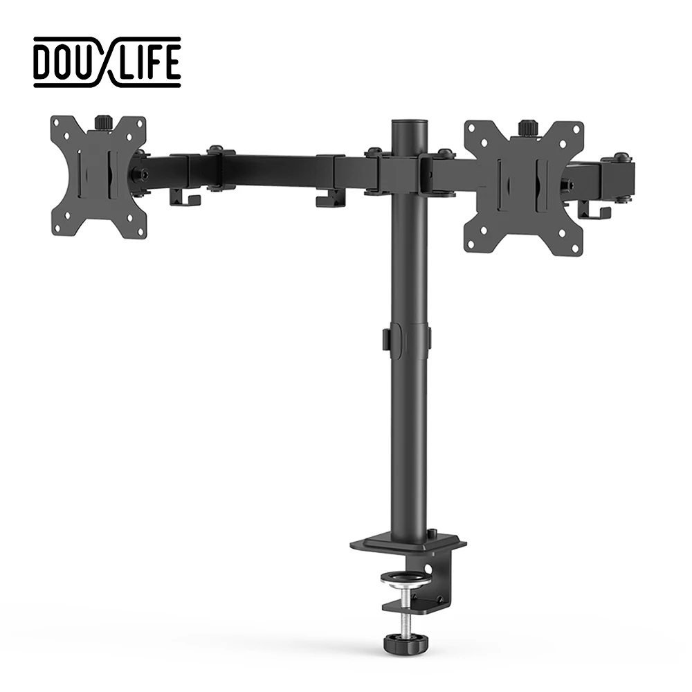 Douxlife Da01 Dual Monitor Stand Desktop Stand Full Motion 360 Degree ...