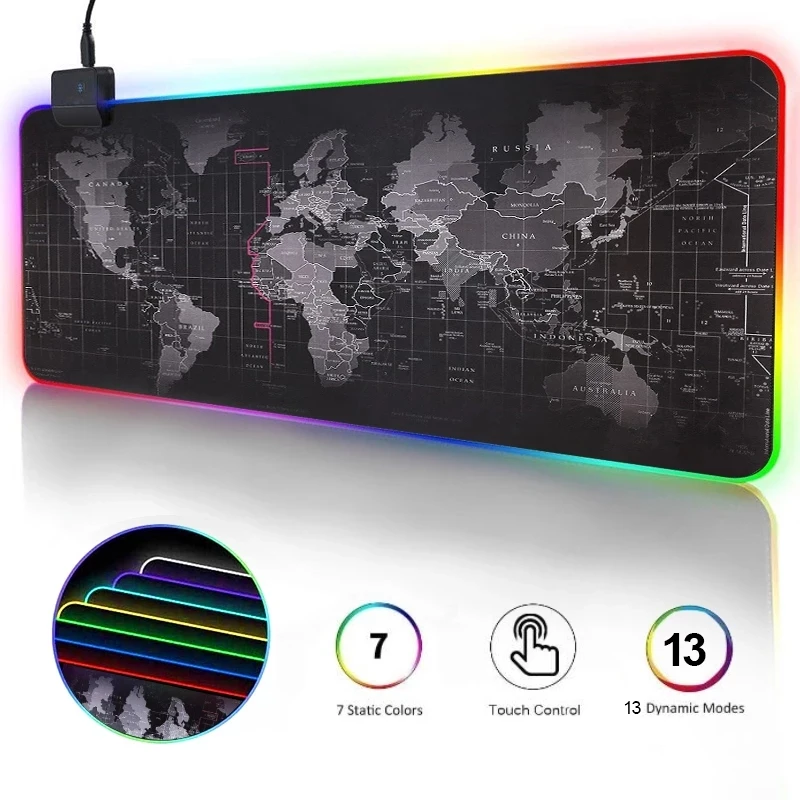 Gaming-mouse-pad-RGB-computer-mouse-pad-large-gaming-mouse-pad-XXL ...