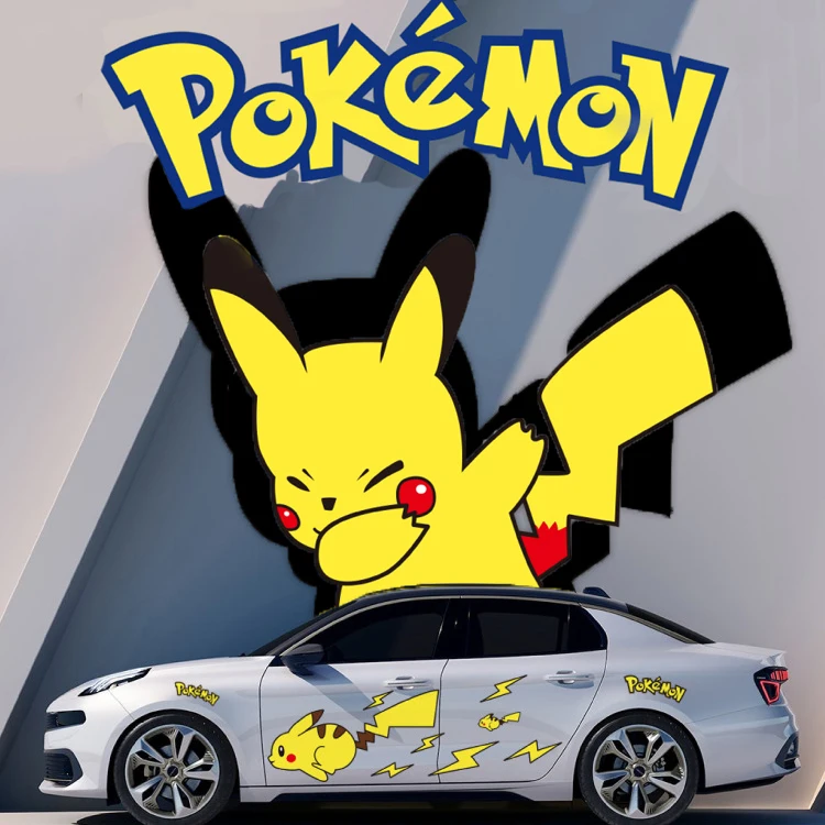 Pokemon Pikachu Pokemon Go JDM Wall Vinyl Decal Car Window Sticker Bumper