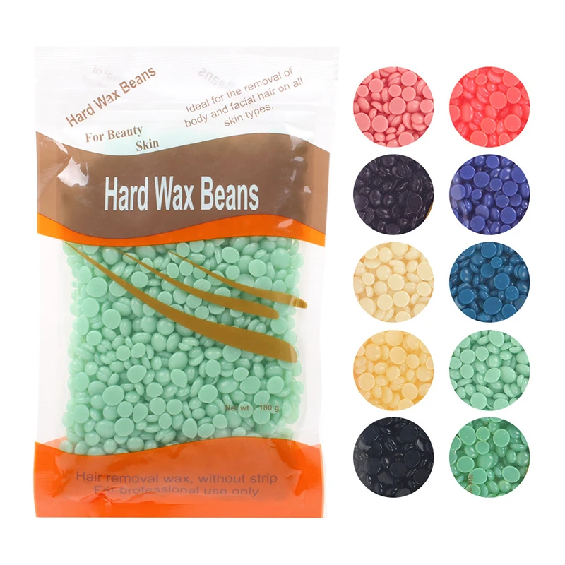 100g/pack Wax Beans Depilatory Hot Film Wax Pellet Removing Bikini Face ...