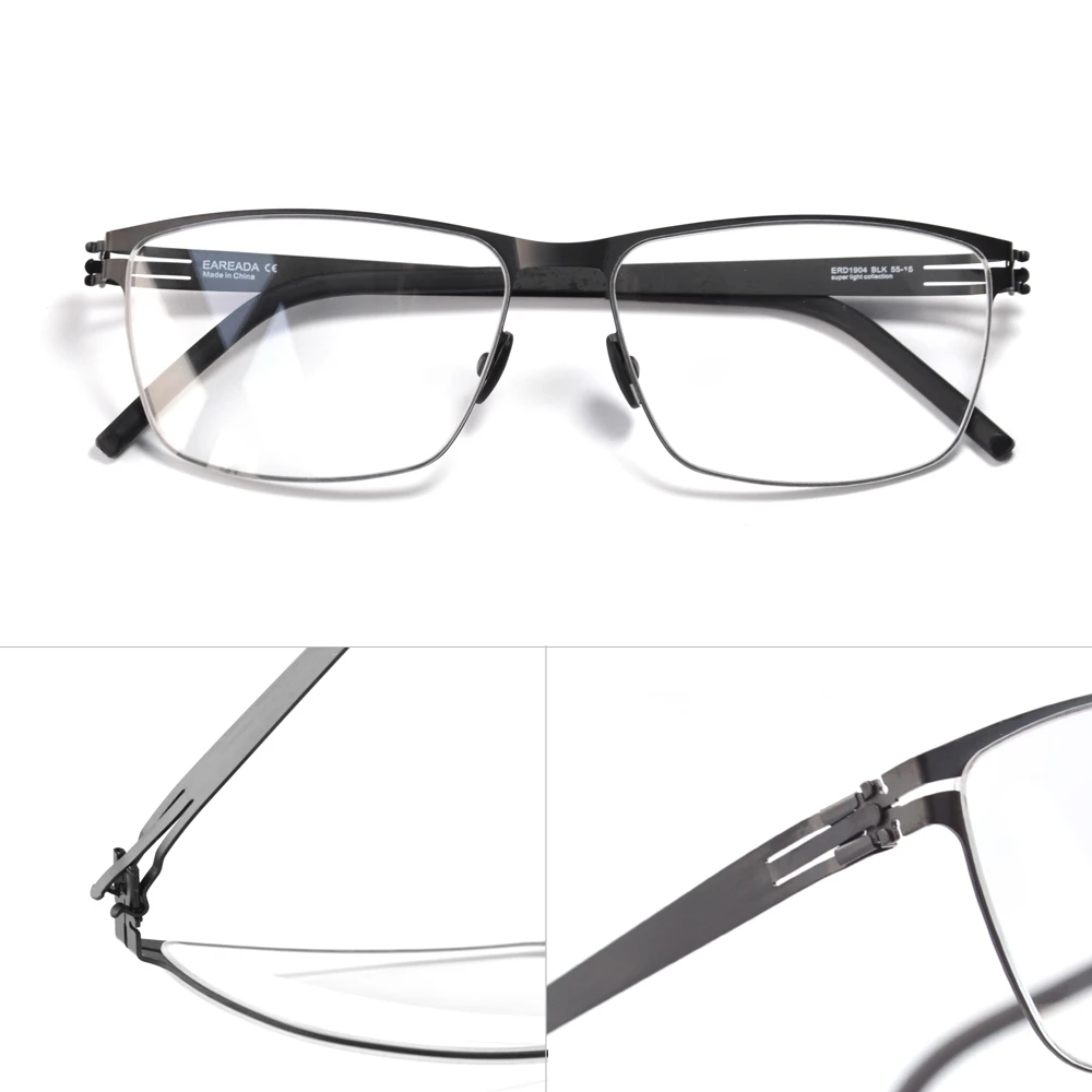 Screwless Eyeglasses Frame For Men Germany Berlin Design Ultra Light ...
