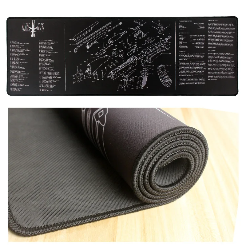 Gun Cleaning Mat (3 by 1 Inches) - Double Thickness Workbench Mat ...