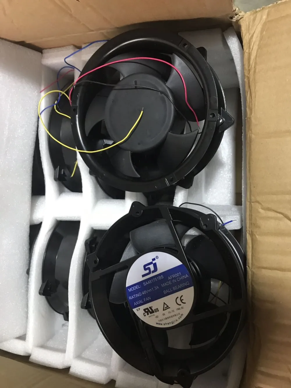 Sj Ningbo Shengjiu 17251 48v 1.3a Heat Dissipation 24v12v Sa1238h2 Fan ...