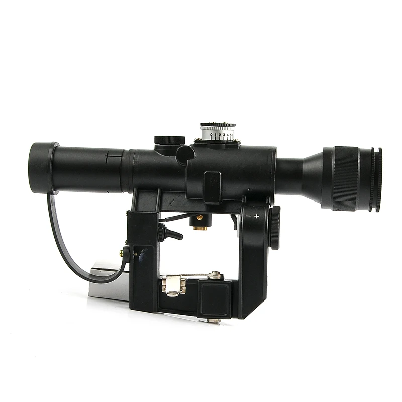 4X24 SVD PSO-1 Type Riflescope with Red Illuminated Glass Etched ...