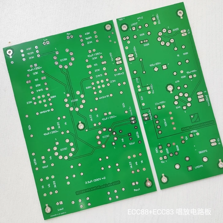 DIY-D-Klimo-Merlin-ECC88-ECC83-tubo-MM-amplificador-Phono-placa-PCB ...