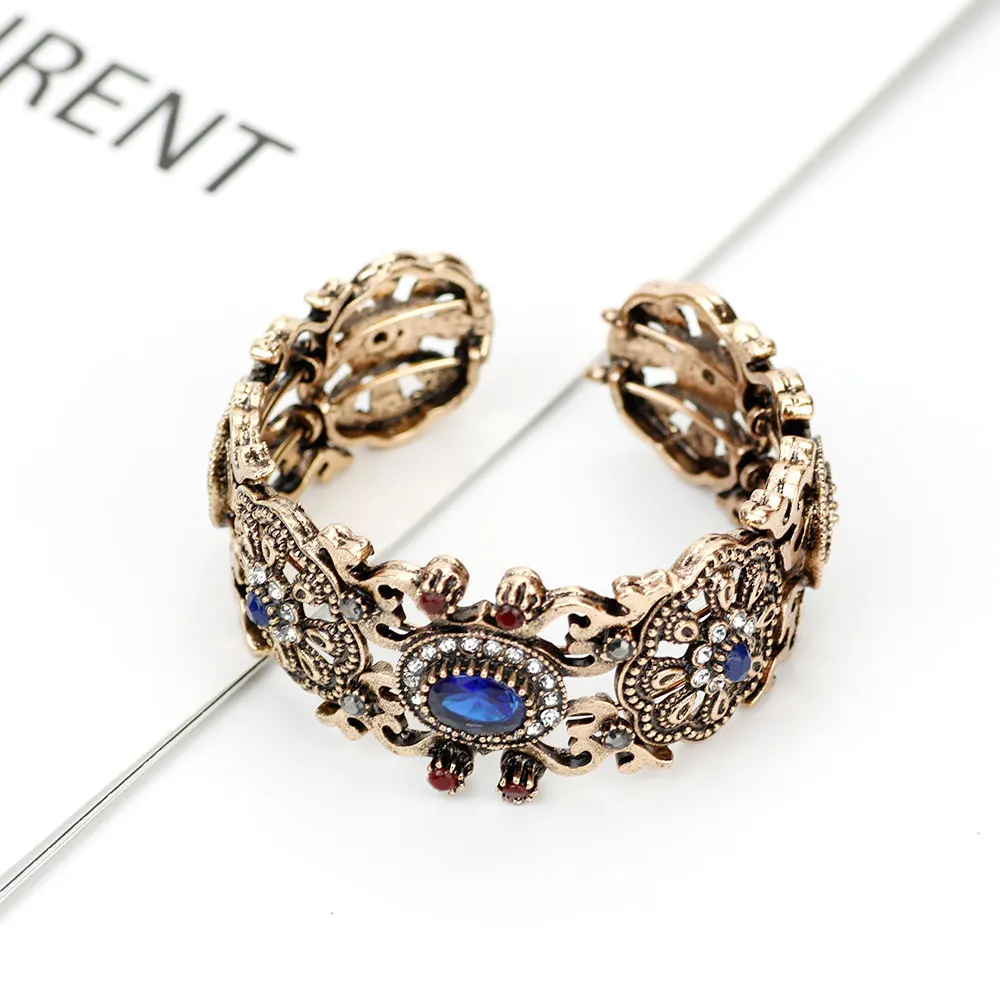 Sunspicems Vintage Turkish Women Bangle Cuff Bracelet Pulseiras Morocc ...