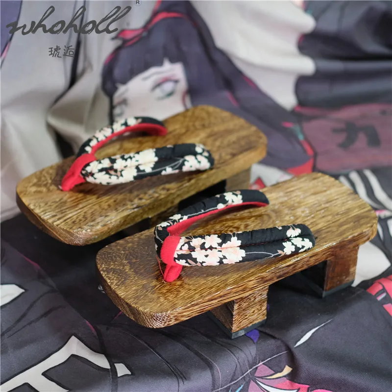 WHOHOLL-zuecos-de-verano-para-mujer-chanclas-japonesas-de-madera-Geta ...