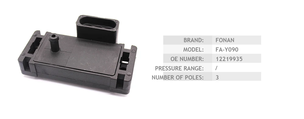 3BAR Detroit Diesel DDEC Turbo Boost Sensor For Volvo FL12 FH12 FH16 ...