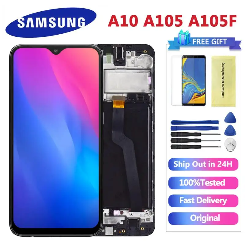 Original Lcd For Samsung A10 Lcd Display Touch Screen Digitizer For ...