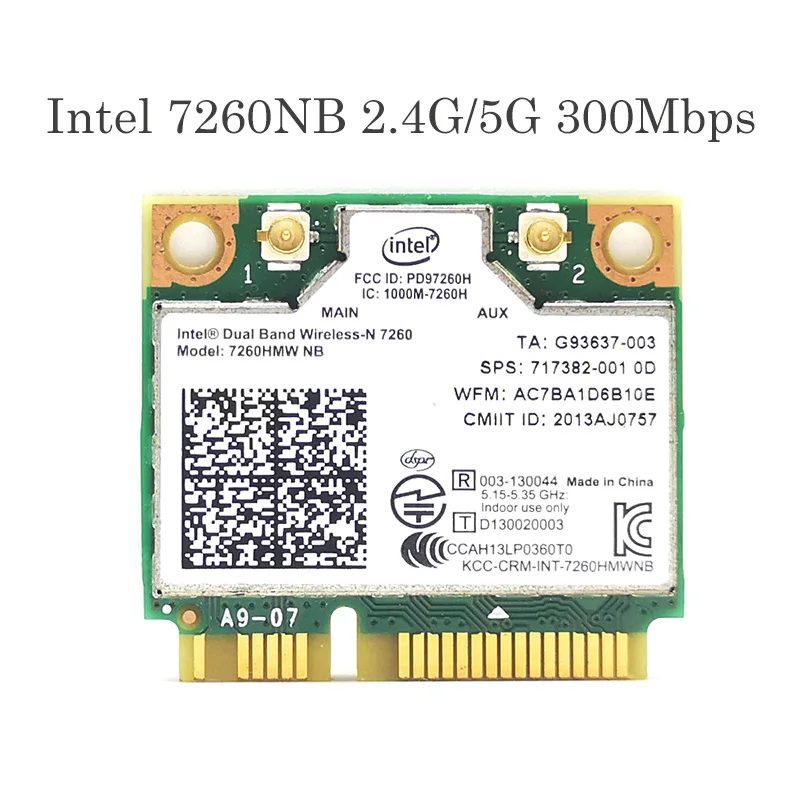 Used-Wireless-N-7260-7260HMW-7260NB-Mini-PCIE-802-11n-300M-Wifi-Card ...