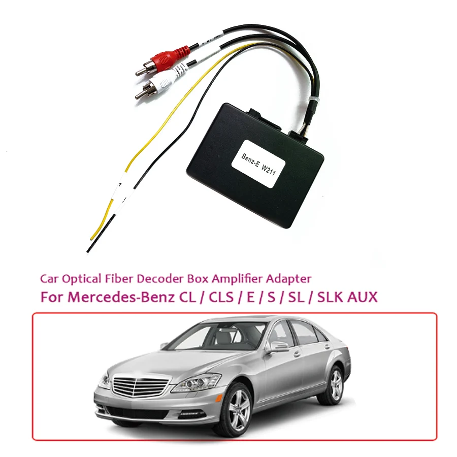Decoder Adapter Fit für Fiber Optic Sound System für Mercedes Benz CL ...