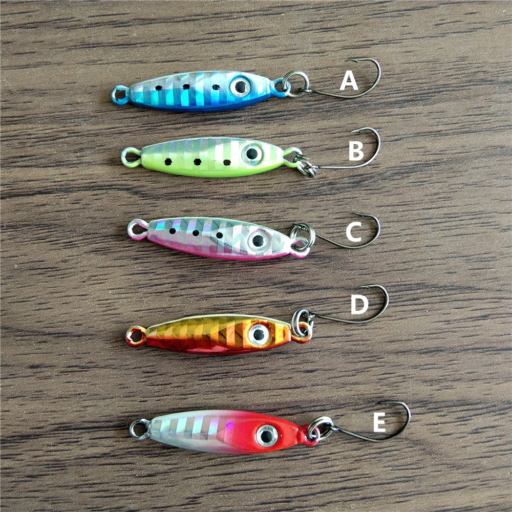 Swolfy Mini Jigging Lure, Micro Jig Lure, pequena Lure Metal, único ...