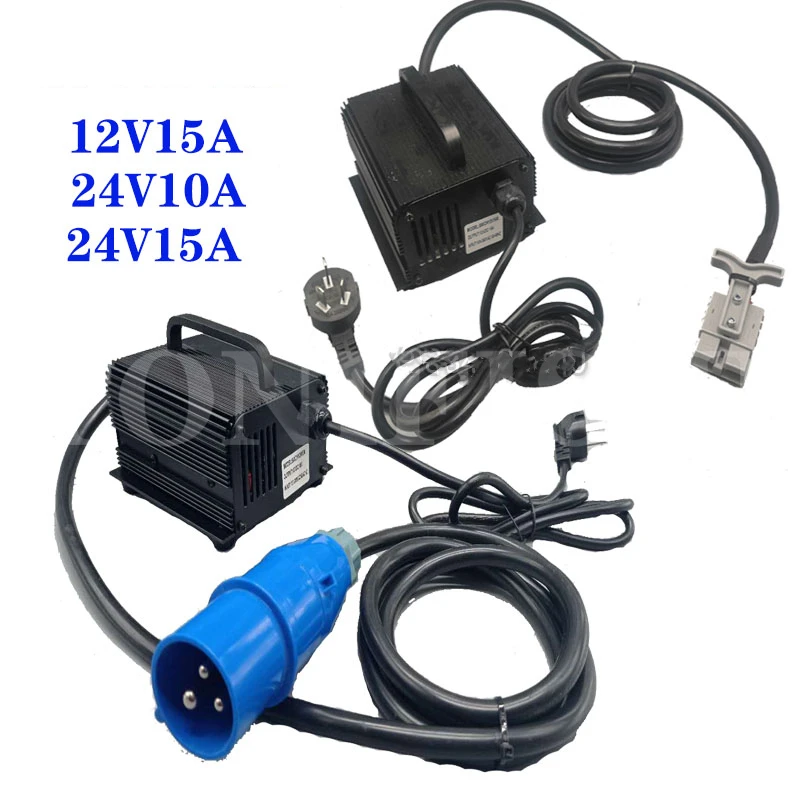 Forklift-charger-12V15A-18A-20A-semi-electric-lift-truck-stacker ...