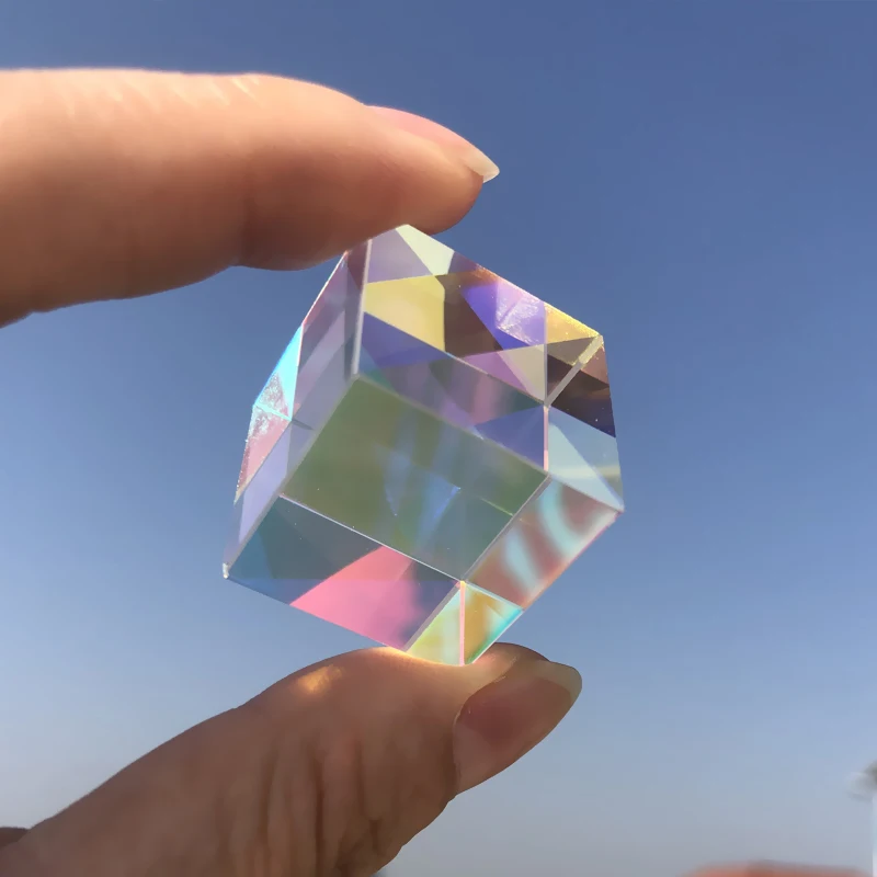 Glass Cube 18mm Dichroic Prism X-Cube Prisms for Photographic Beam ...