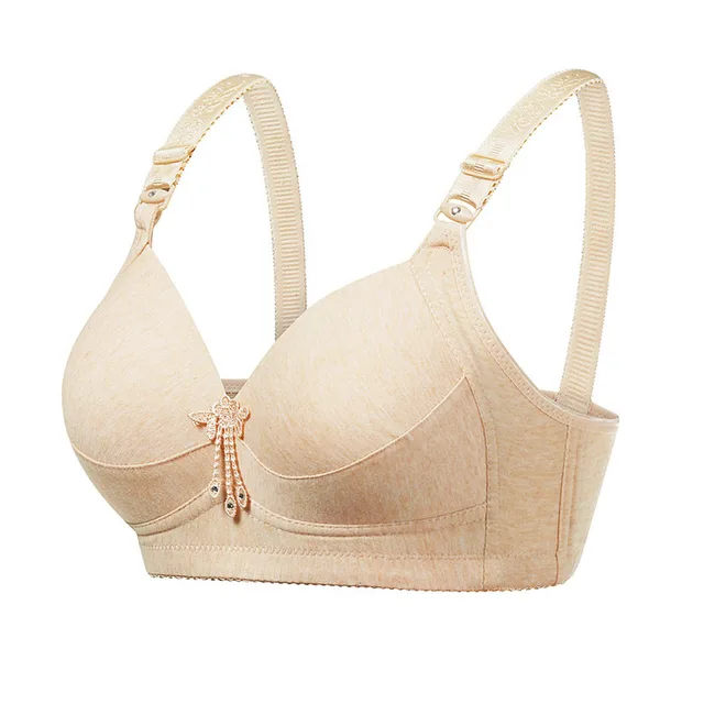 Bra Big bust Bralette 75 80 85 90 95 100 105 B C D E Cup Cotton Padded ...