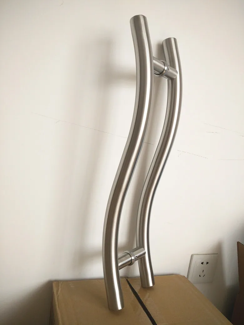 Diameter-32-550mm-22-SUS304-Stainless-Steel-Brushed-S-shape-Door-Handle ...