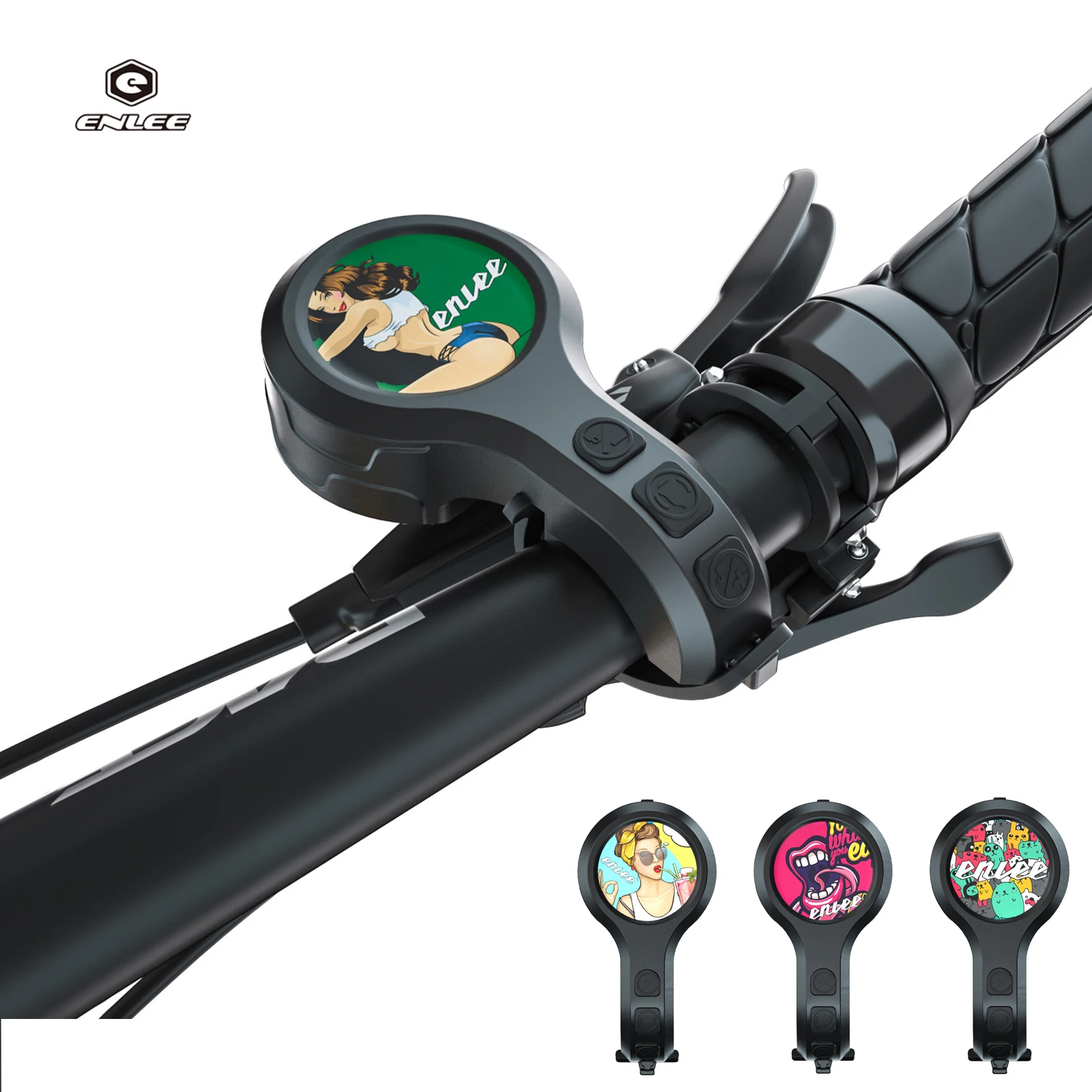 MTB Bicycle Electric Bell USB Charging Bike Electronic Horn Waterproof ...