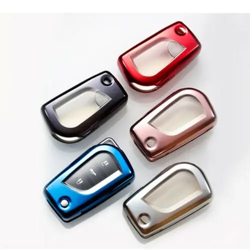 TPU Car Key Case For REIZ Highlander Crown Toyota RAV4 Camry Corolla ...