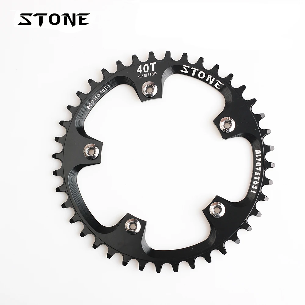 Stone Mtb Bike Single Chainring Bcd 110mm 34t 36t 38t 40t 42t 48t 58t ...