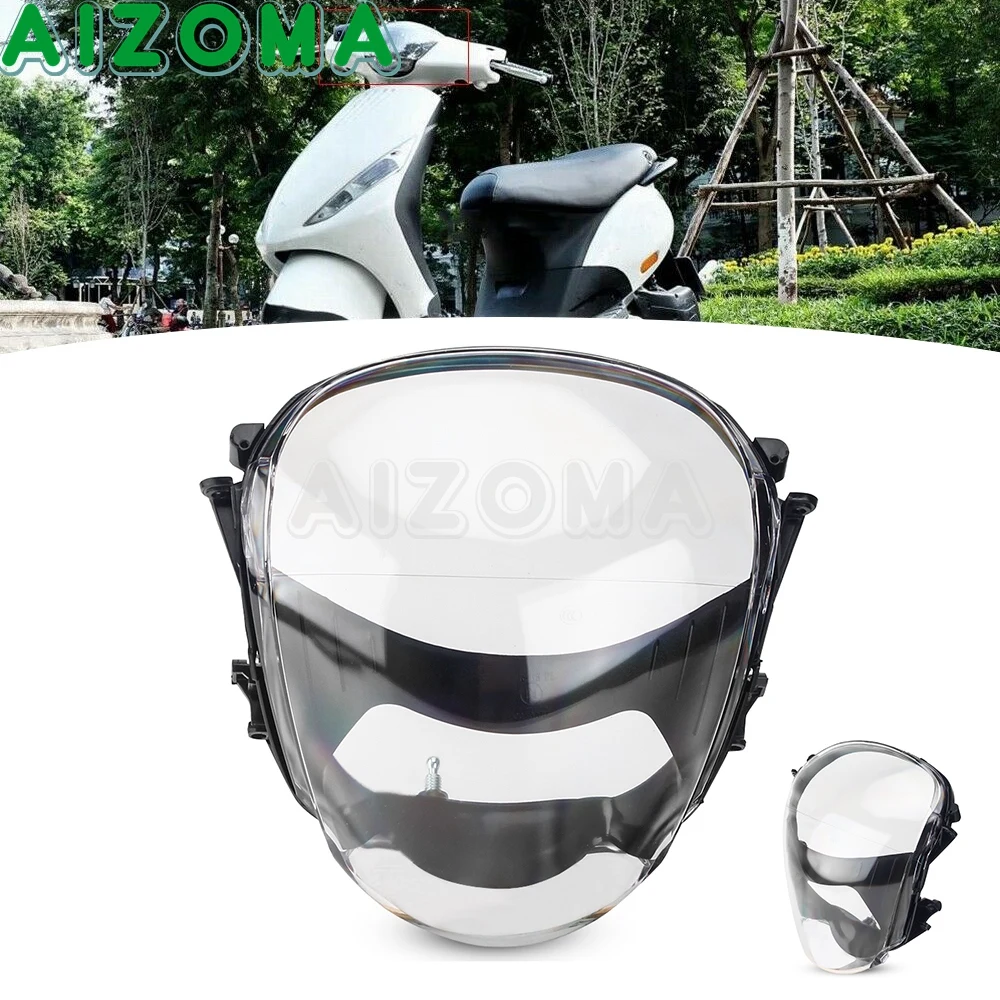 Scooter Smoke Clear Front Headlight Housing Cover Protection for ...