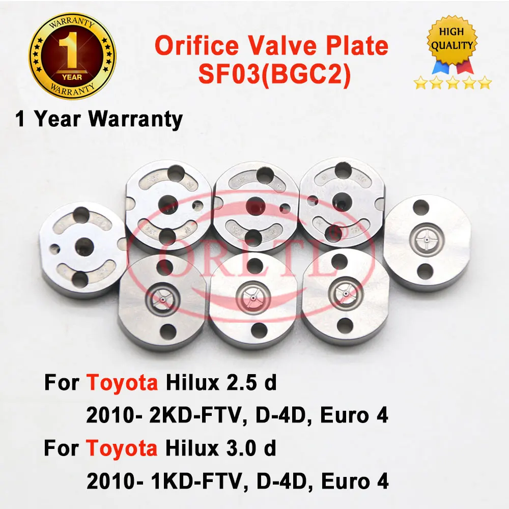Common Rail Orifice Plate Valve SF03 for Engine 29050 0180 injector ...