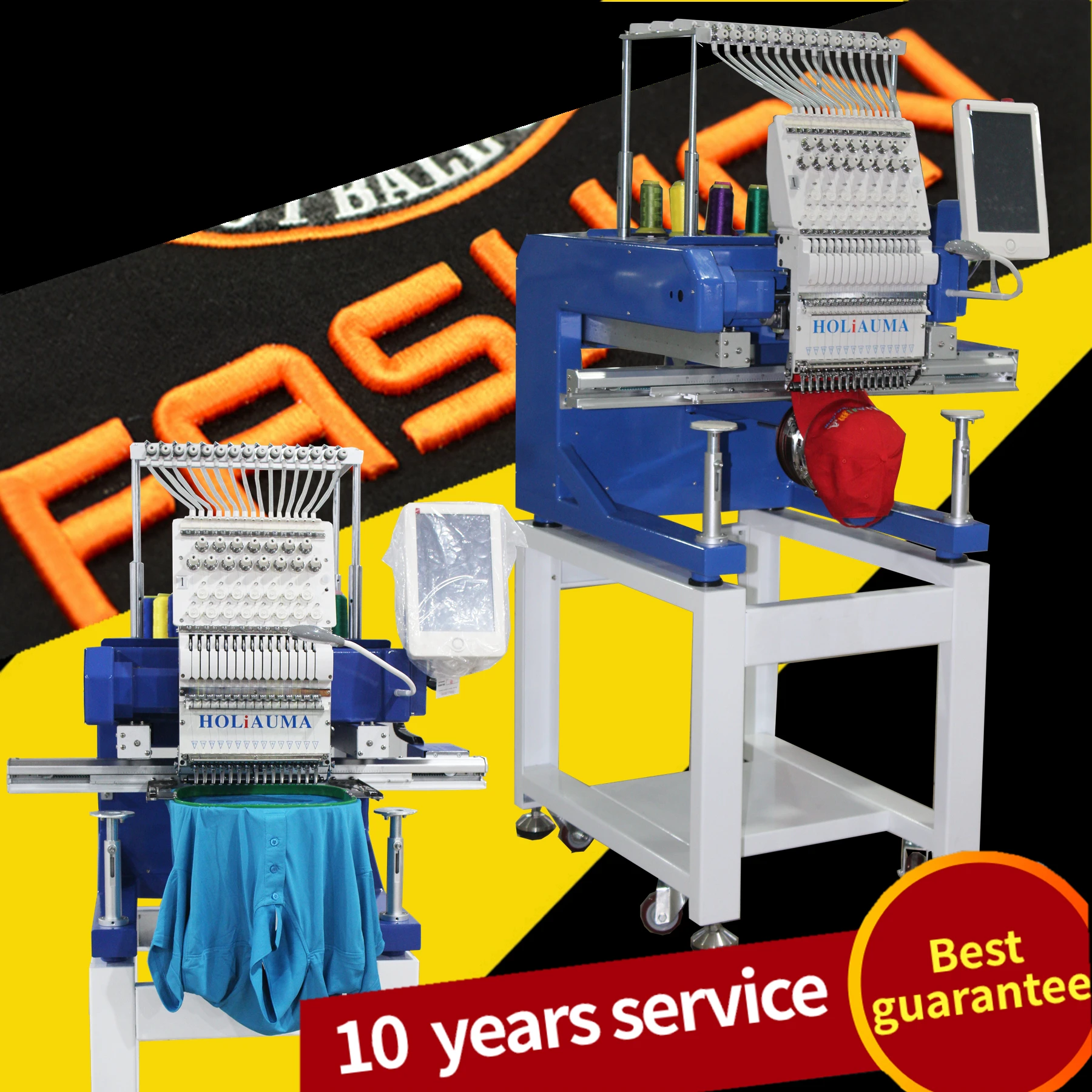 Tajima Style One Head 15 Color Emboidery Machine Cap Flat Garment Lace ...