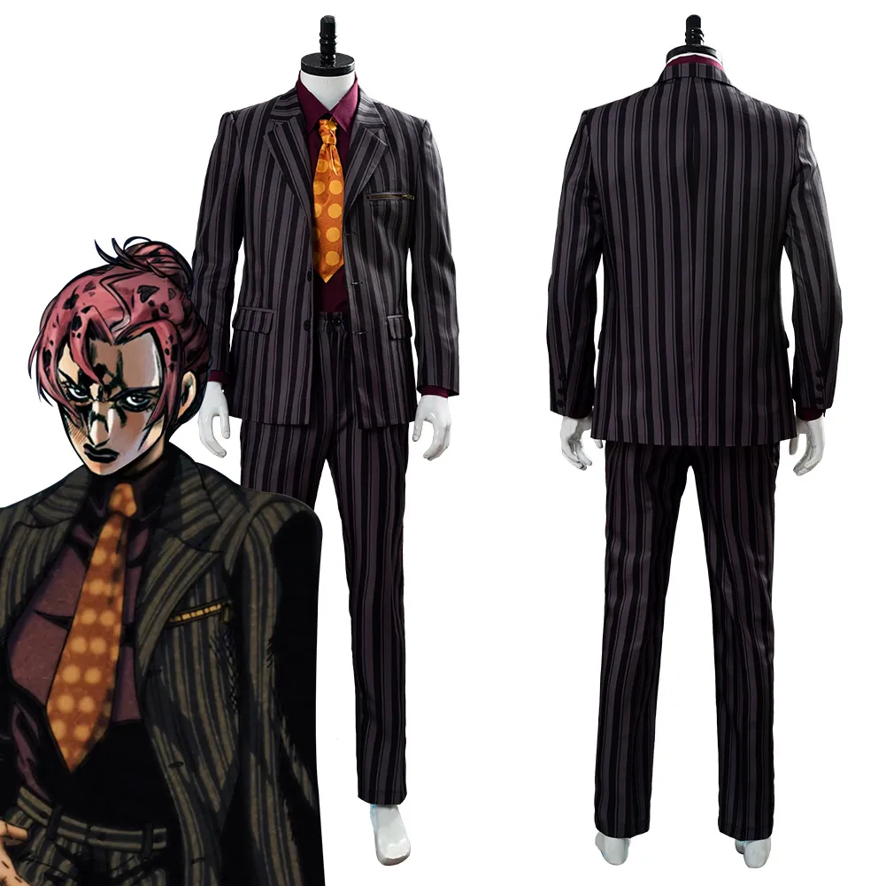 JoJo‘s Bizarre Adventure Anime Diavolo Cosplay Costume - AllCosplay.com