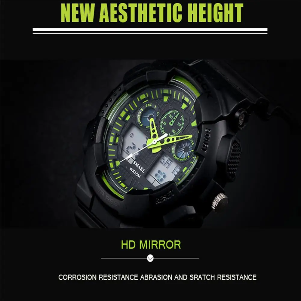 SMAEL мужские женские наручные часы, многофункциональные ...