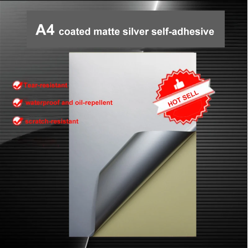 High-Quality-Scratch-Resistant-Waterproof-Oil-proof-A4-Matte-Silver-PET ...