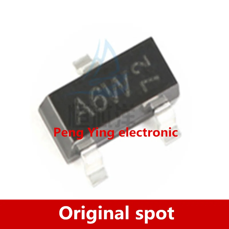 100 Buah BAS16LT1G Printed A6 A6T A6W 100V/200mA BAS16 SOT-23 Diode ...