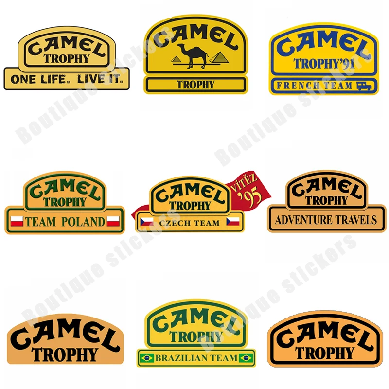 wholesale-100-Piece-Car-Stickers-Decor-Motorcycle-Decals-Camel-Trophy ...