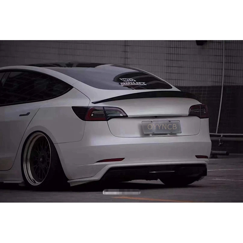 2017-2020 A style spoiler suitable for Tesla Model 3 high quality real ...