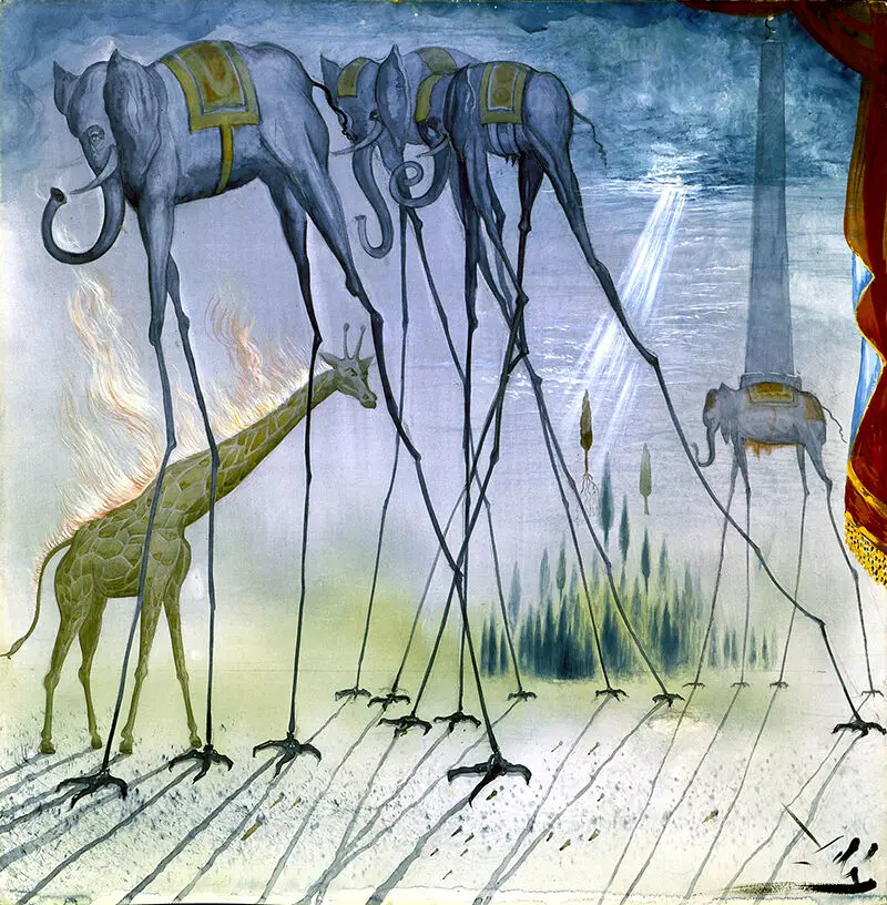 Salvador Dali Elephants