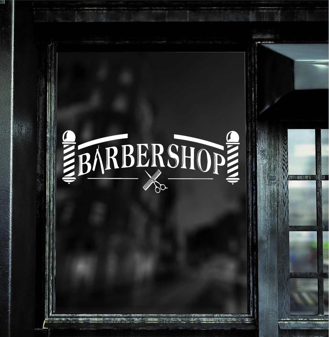 Modern-Decor-Barber-Shop-Sign-Wall-Sticker-Vinyl-Hairstylist-Tool-Hair ...