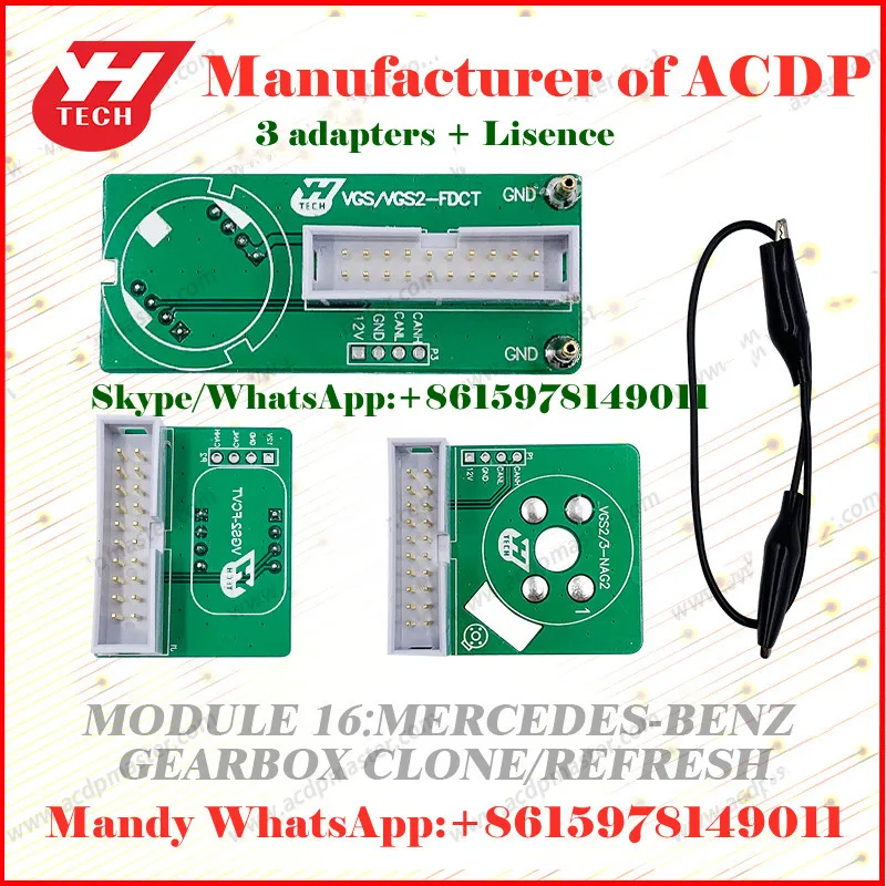 Yanhua Acdp Module 16 Benz Transmission Gearbox Clone/virgin - Code ...